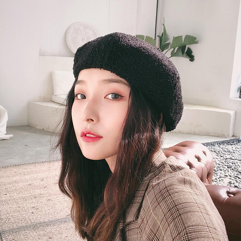 Buy Women Fashion Octagonal Cap Autumn Winter France Painter Style ...