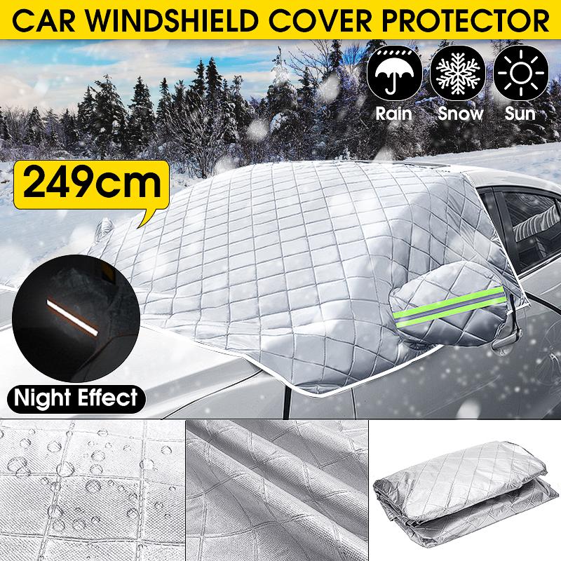 Buy Universal Car Windshield Cover Shell Sun Shade Protector Winter ...