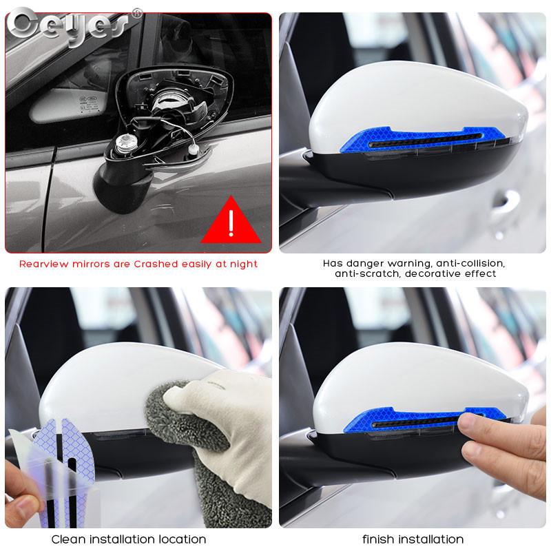 Buy Ceyes 2Pcs Auto Car Rearview Mirror Anti-collision Removable ...