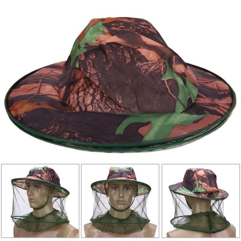 Camouflage Beekeeping Beekeeper Anti-mosquito Bee Bug Insect Fly Mask ...
