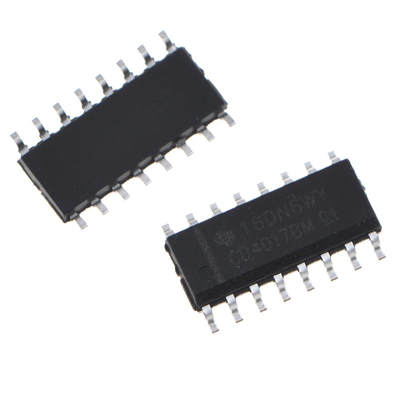 10Pcs Cd4017Bm Sop-16 Original Ic Patch Logic Chip Decimal Counter ...