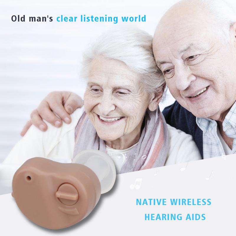 Buy Invisible Hearing Aids Adjustable Ear Sound Amplifier Volume Tone ...
