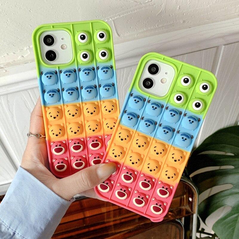 Cartoon Case for Iphone 11 12 Pro Max Case for Iphone XR XS 6 7 8 Plus ...