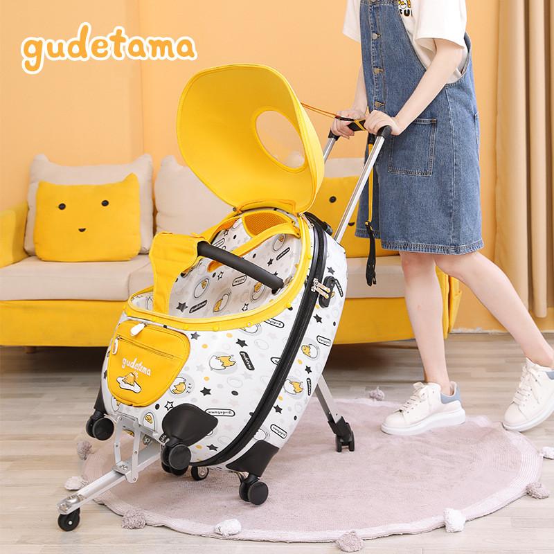 Buy Baby Cart Trolley Case Trojan Can Sit Suitcase 2 in 1 Function ...