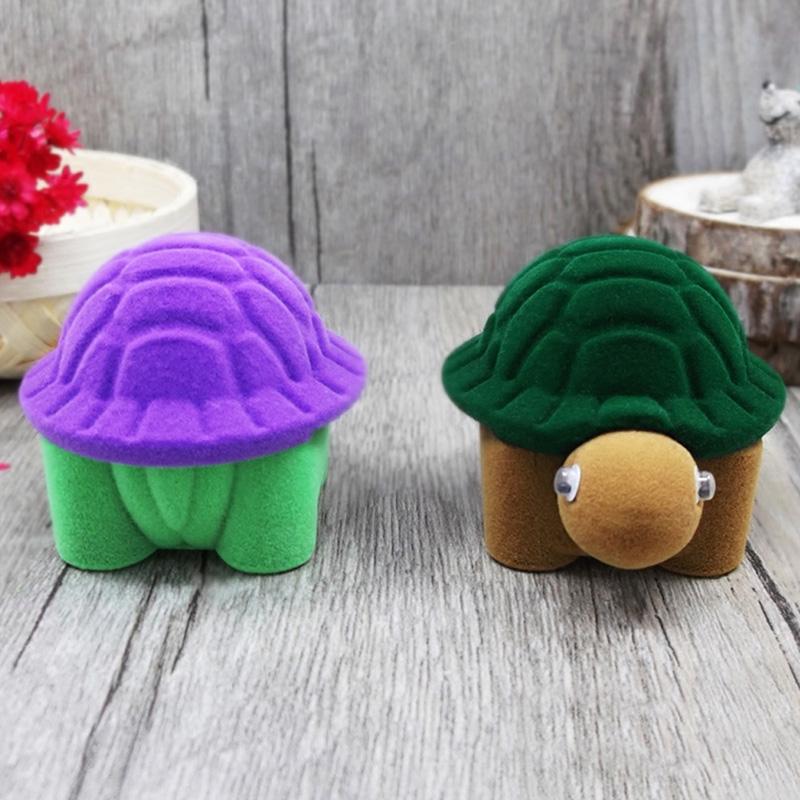 Buy Cute Jewelry Storage Box Holder Turtle Tortoise Ring Earring ...