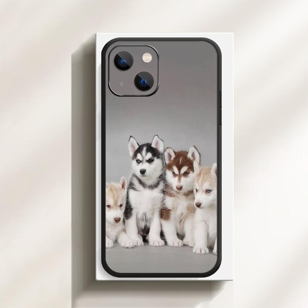 Buy Siberian Husky Cute Dog Soft Phone Case Cover For IPhone Xiaomi ...