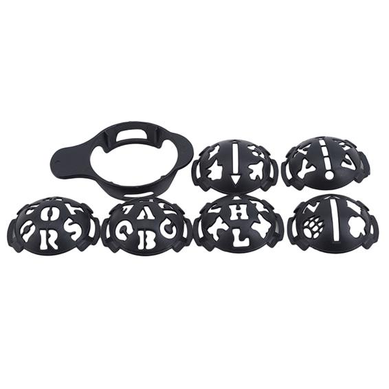 Buy Mark Golf Ball Stencil Marker Template Drawing Line Kit Black Pen ...