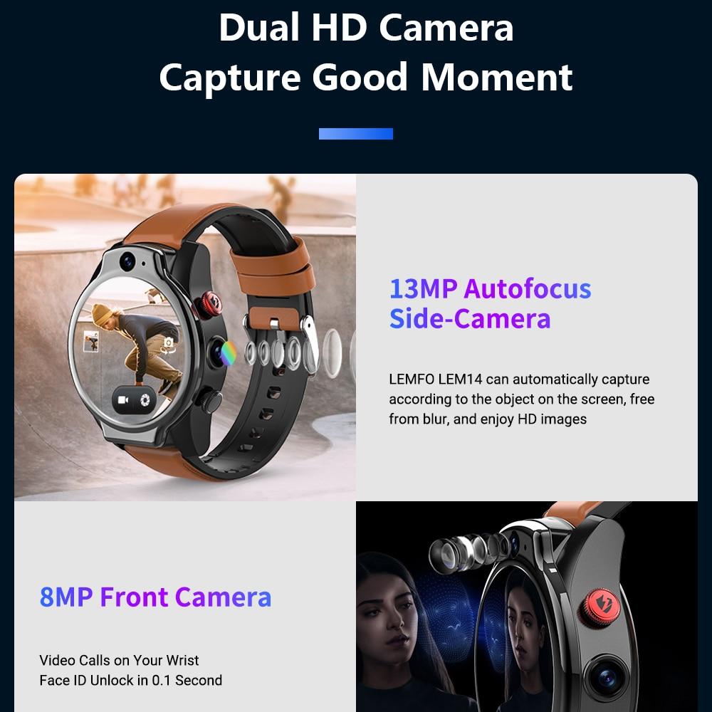 💰Comprar LEM14 Reloj inteligente Hombres Smartwatch 2021 Helio P22 4G ...