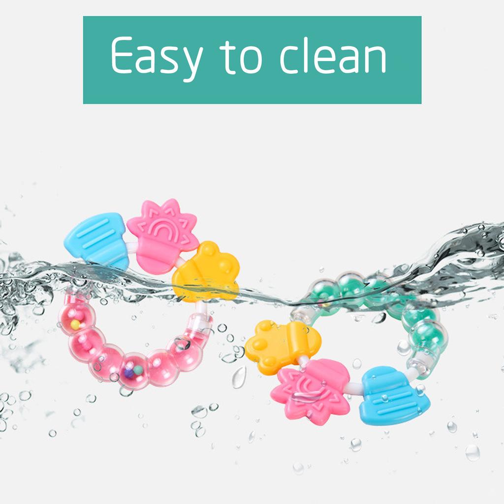 Buy [zzz] The Baby Toon Silicone Teether Spoon Healthy Molar Fixer Fun ...