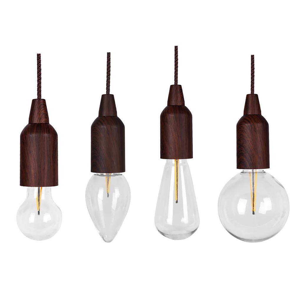 COB LED Pull Cord Light Portable Vintage Decoration Pendant Light 80LM ...