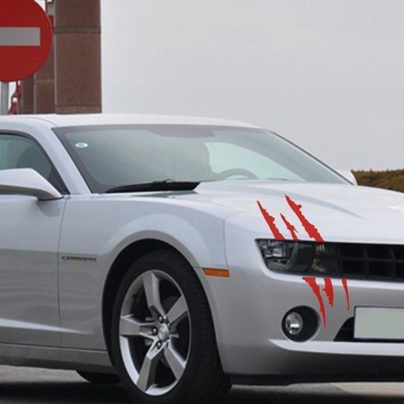 Buy New Fashion Car Headlight Scratch Stripe Decal Sticker Claw Stripe ...