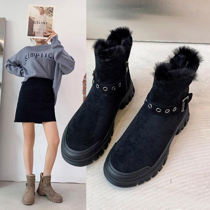 Buy Long Barrel Martin Boots Autumn and Winter New Women's Boots Retro ...