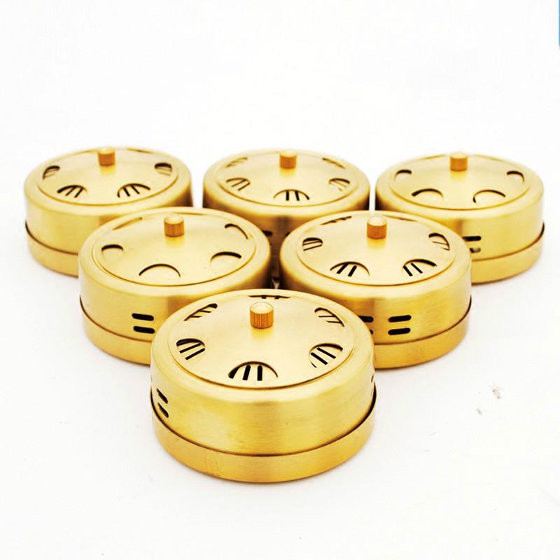 Copper Moxibustion Box High Quality Chinese Moxa Gold Heating Therapy ...