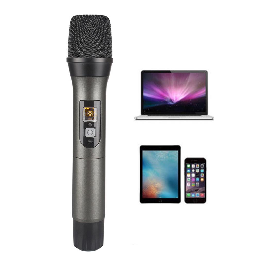 Buy Adjustable Frequency UHF USB Wireless Microphone with Sound Card U ...