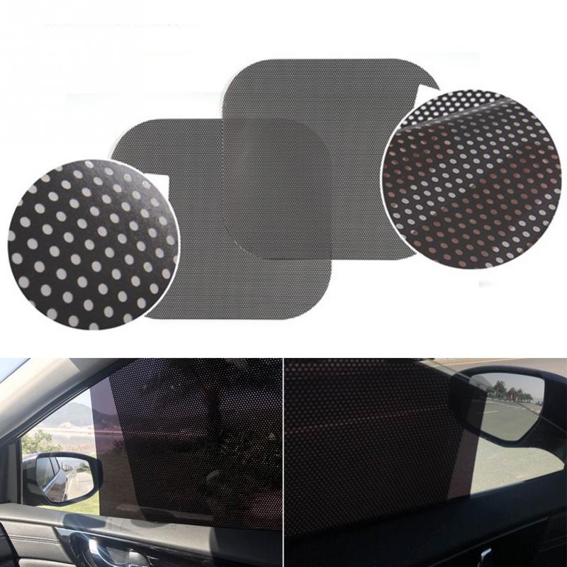 Buy 2pcs DIY Car Sun Shades Static Sticker Film Sun Protection Window ...