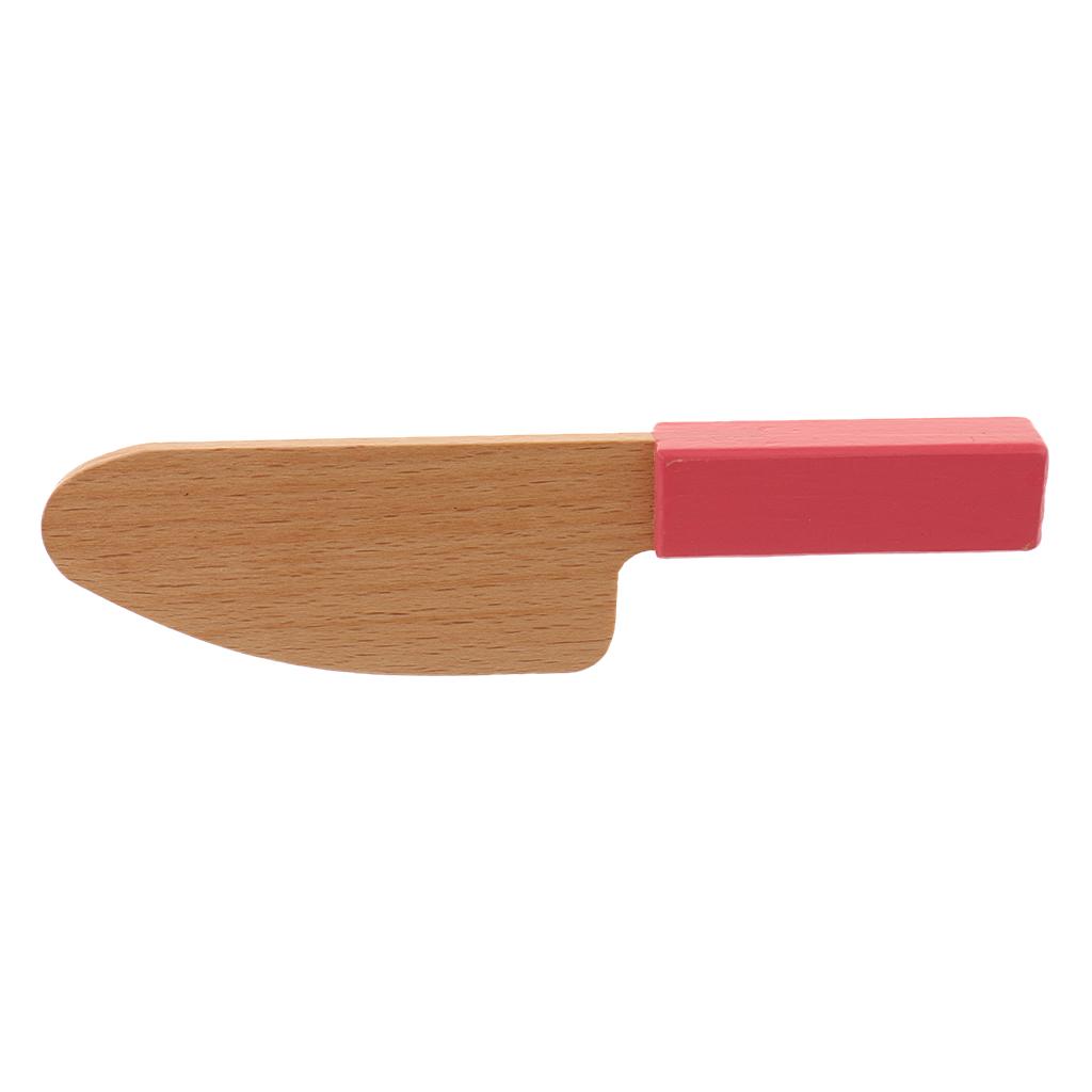 Buy Wooden Mini Cutting Knife Kid Kitchen Toy for Doll Role Pretend ...