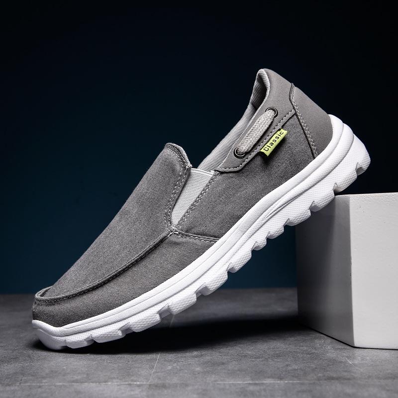 Satın alın Men Casual Shoes Light Loafers Sneakers Fashion Canvas Shoes ...
