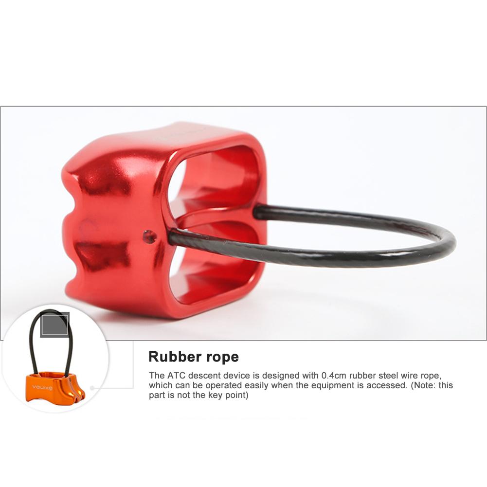 Rappel ATC Belay Device Descender Açık Kamp Kaya Tırmanışı Ekipmanları ...