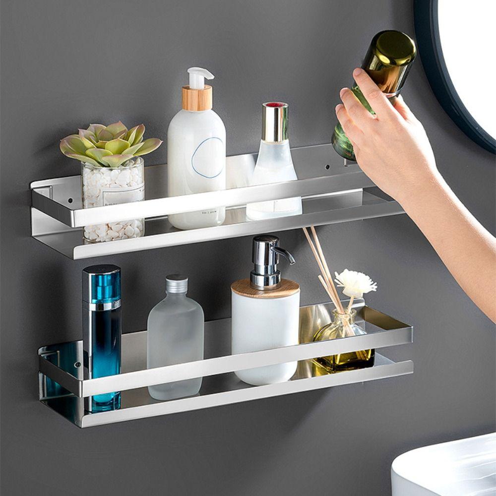 Cheap Punch-free Kitchen Shelves Wall-mounted Spice Rack New Kitchen ...