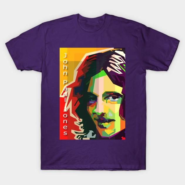 Buy Men Premium Cotton Harajuku T Shirt John Paul Jones Pop Art Print ...