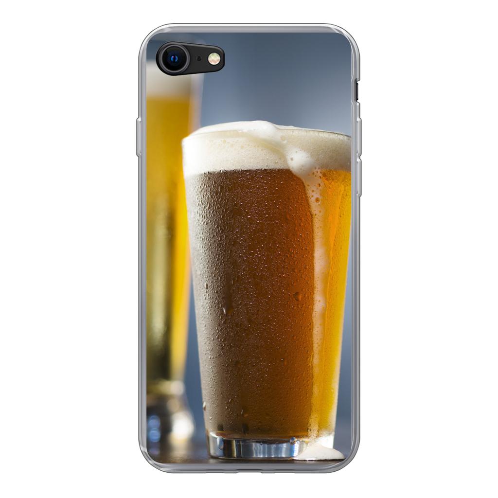 IPhone 8 Soft Case - Various beer glasses and beers uygun fiyatlı satın ...