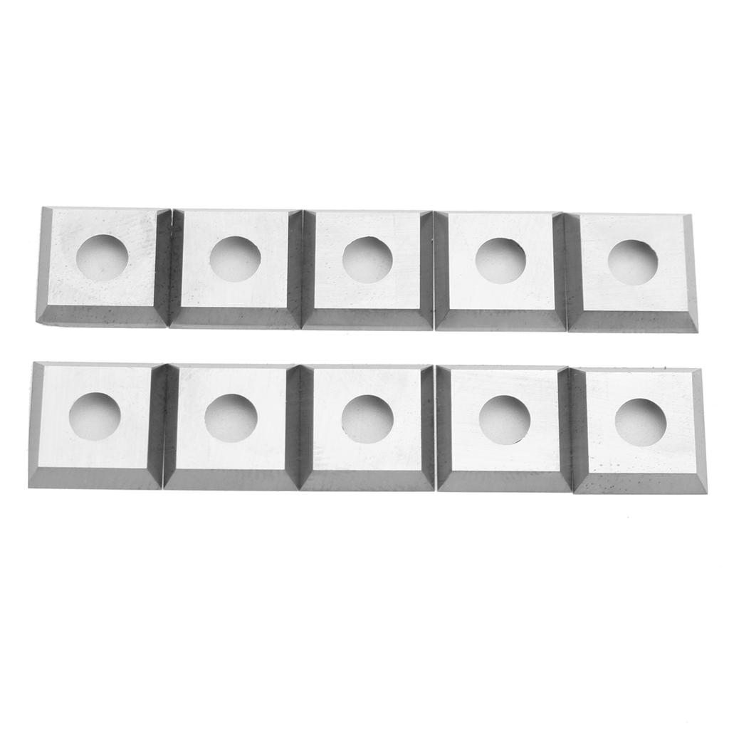 10 pcs 11mm Square Carbide Insert Cutter 4-Edge for Wood Working ...