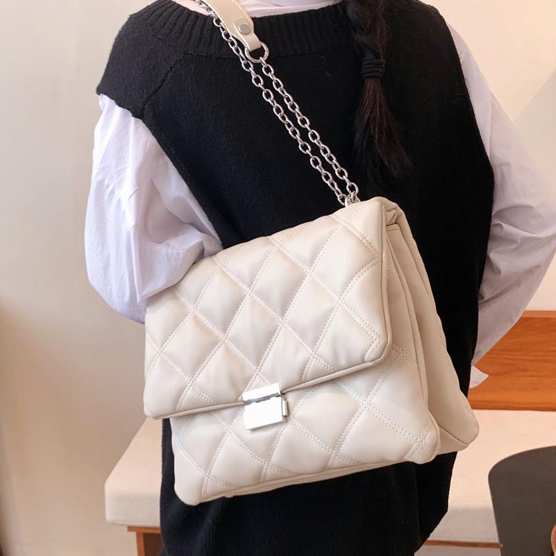 Buy Small Bag Female Autumn Wild 2021 New Bags Tide Rhombus Chain ...