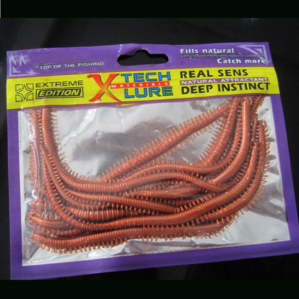 Buy 10PCS Soft Fishy Bait Fishing Sea Worms Lures Artificial at ...