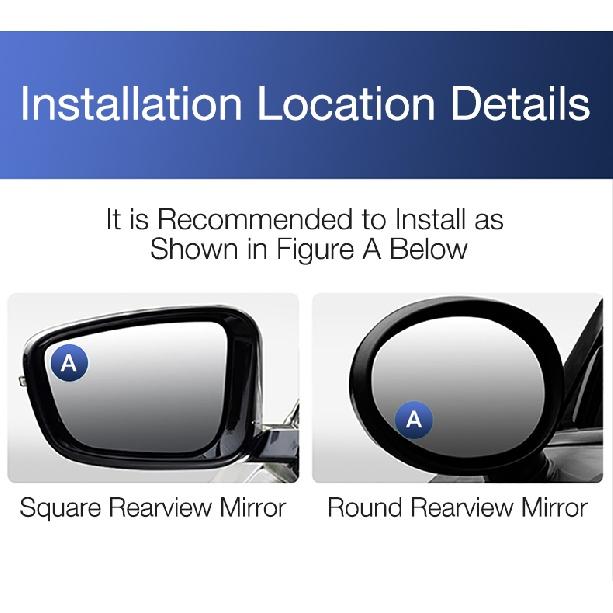 Cheap CAFELE 2PC Car Mirror Blind Spot Mirror HD 360 Degree Wide Angle ...