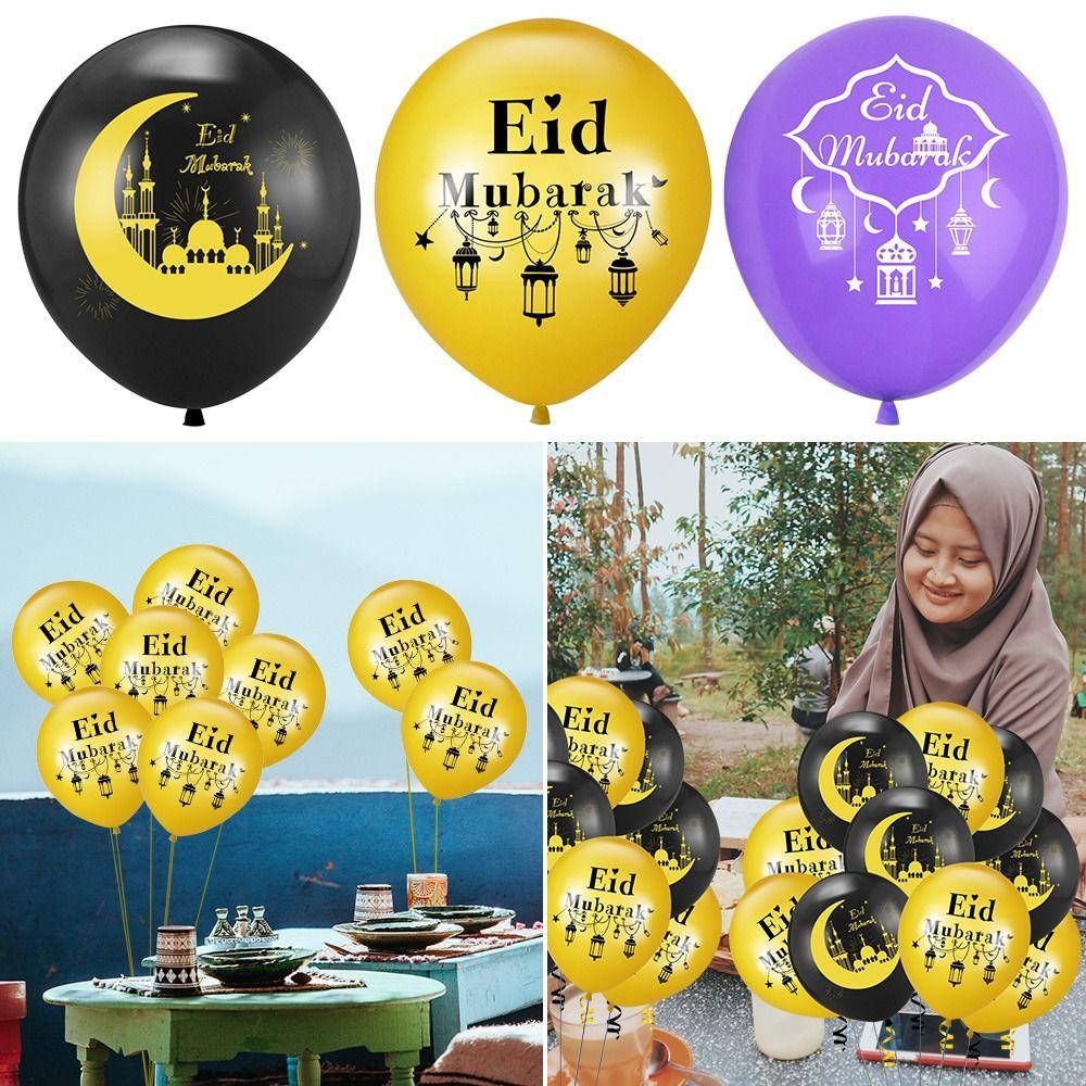 Satın alın Muslim Islamic Eid Confetti Balloons EID MUBARAK Balloons ...