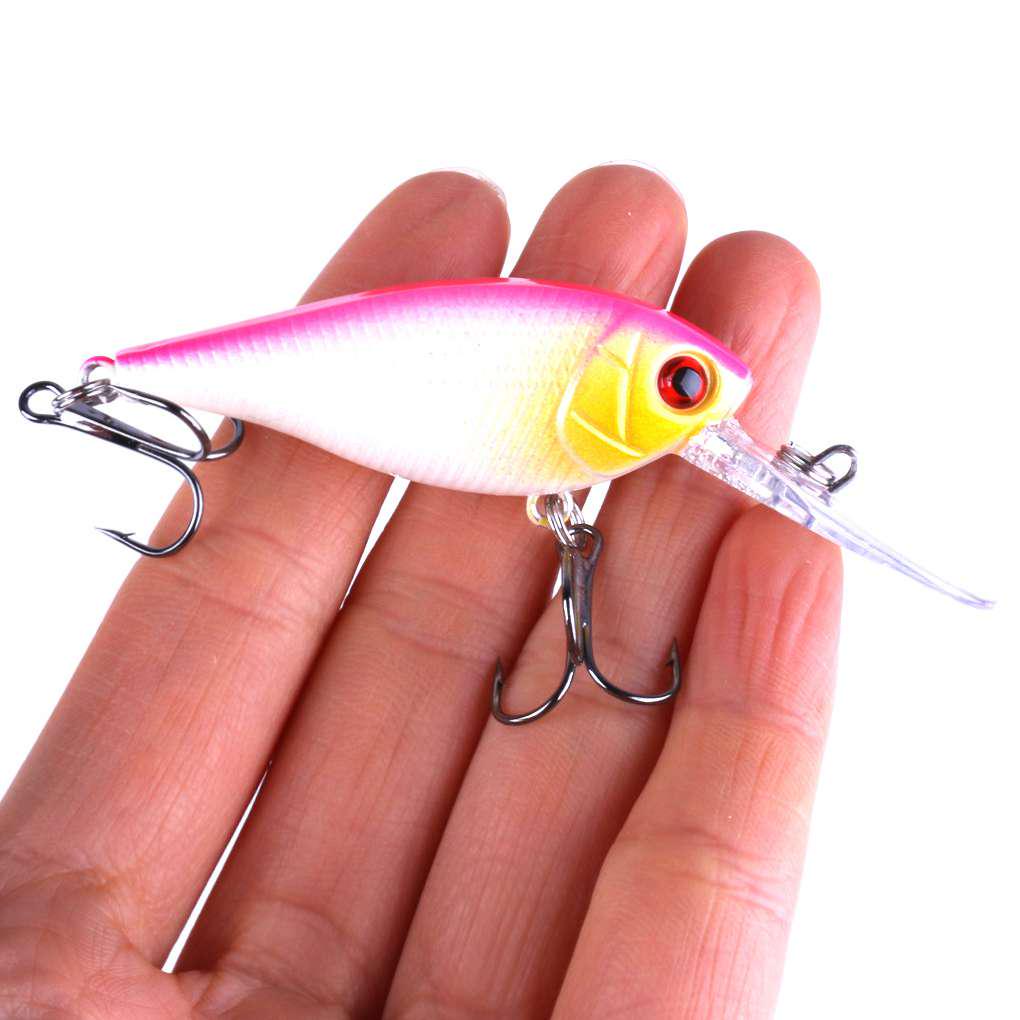 Buy 8cm/7.2g Plastic Lifelike Hooks Fishing Lure Bait 3D Fish Eye ...