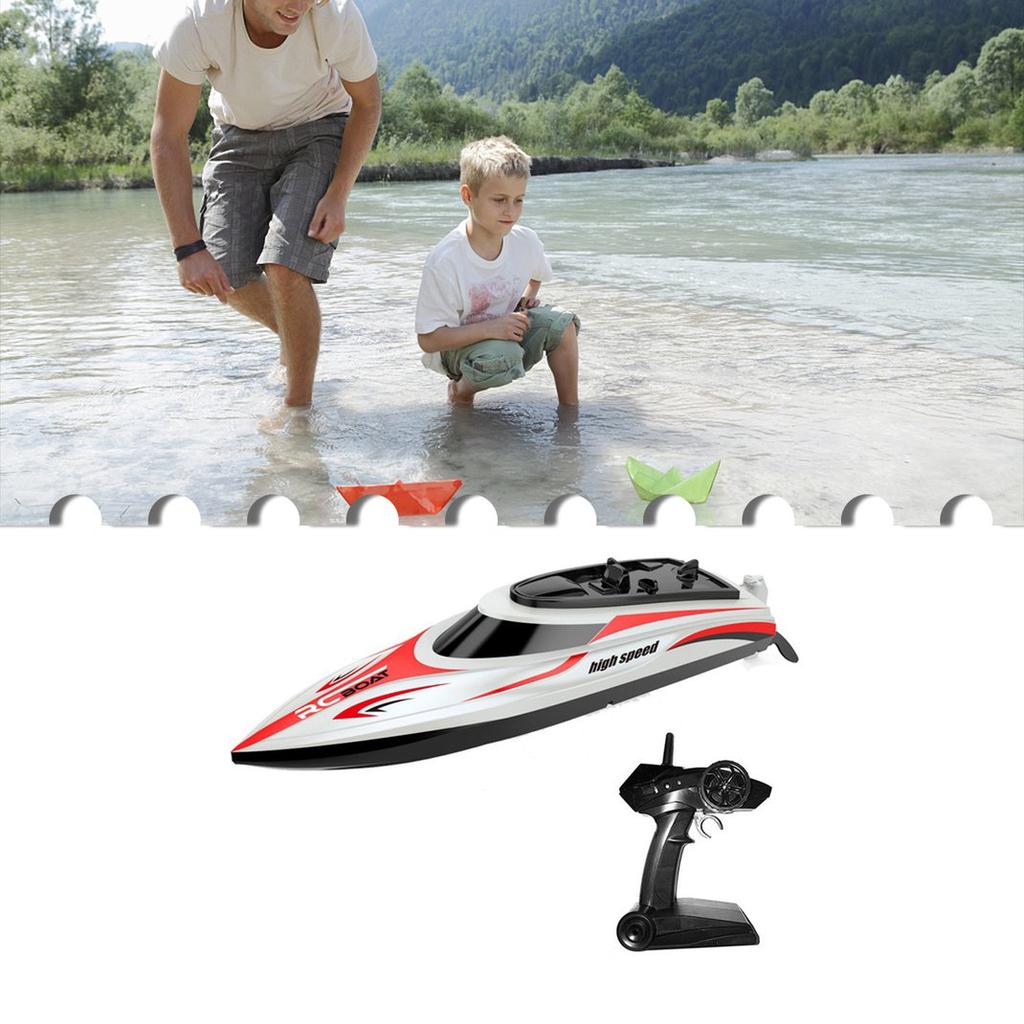 Kidstown High Speed Water Cooled Remote Control Speedboat Wireless ...