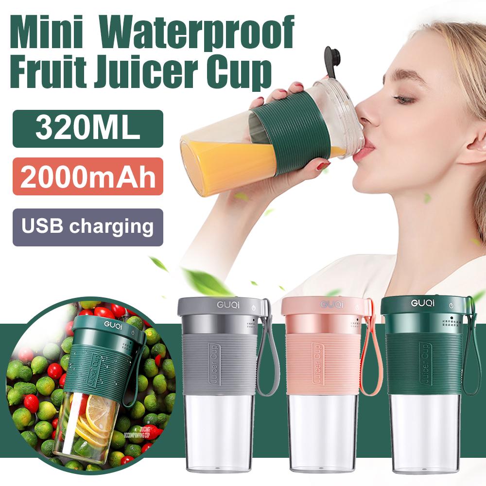 Buy GUQi Portable Usb Electric Waterproof Fruit Juicer Cup Bottle ...