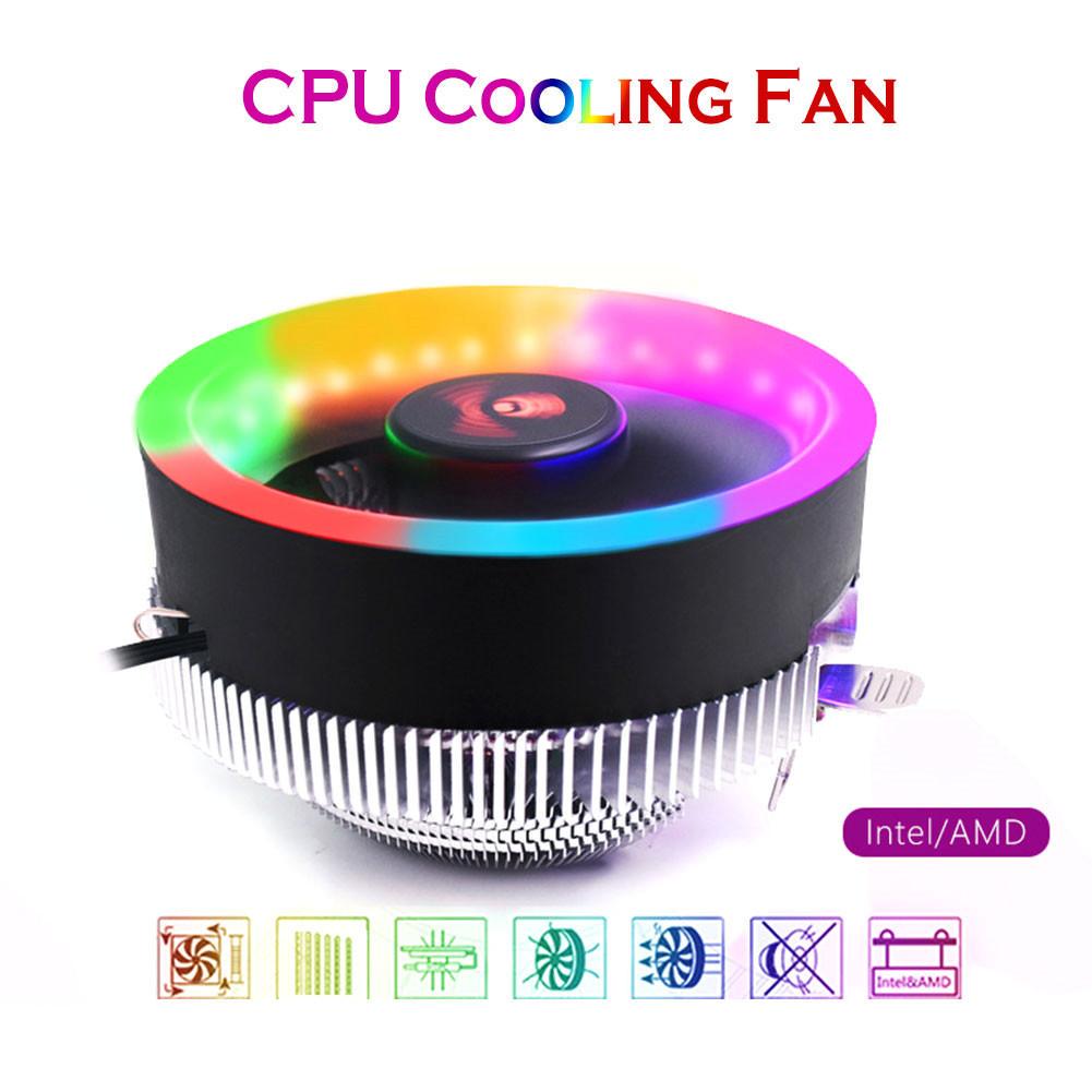 Universal RGB CPU Cooler Cooling Radiator Led for Inter AMD AM2 AM2 ...