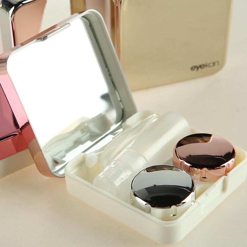 Colored Contact Lens Case with Mirror Colored Lenses Box Eyes Contact ...