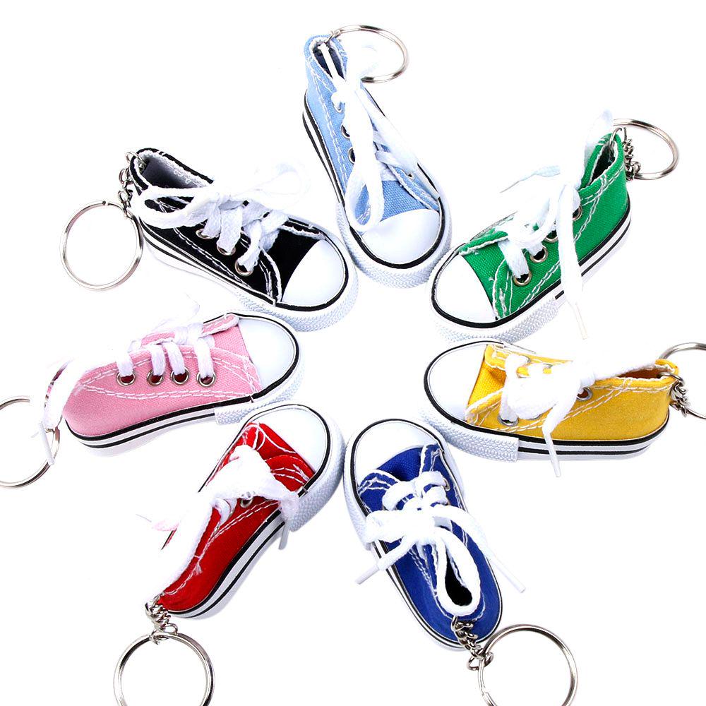 Buy For Girl Simulation Mini Key Chain Keychain Cute Canvas Shoes ...