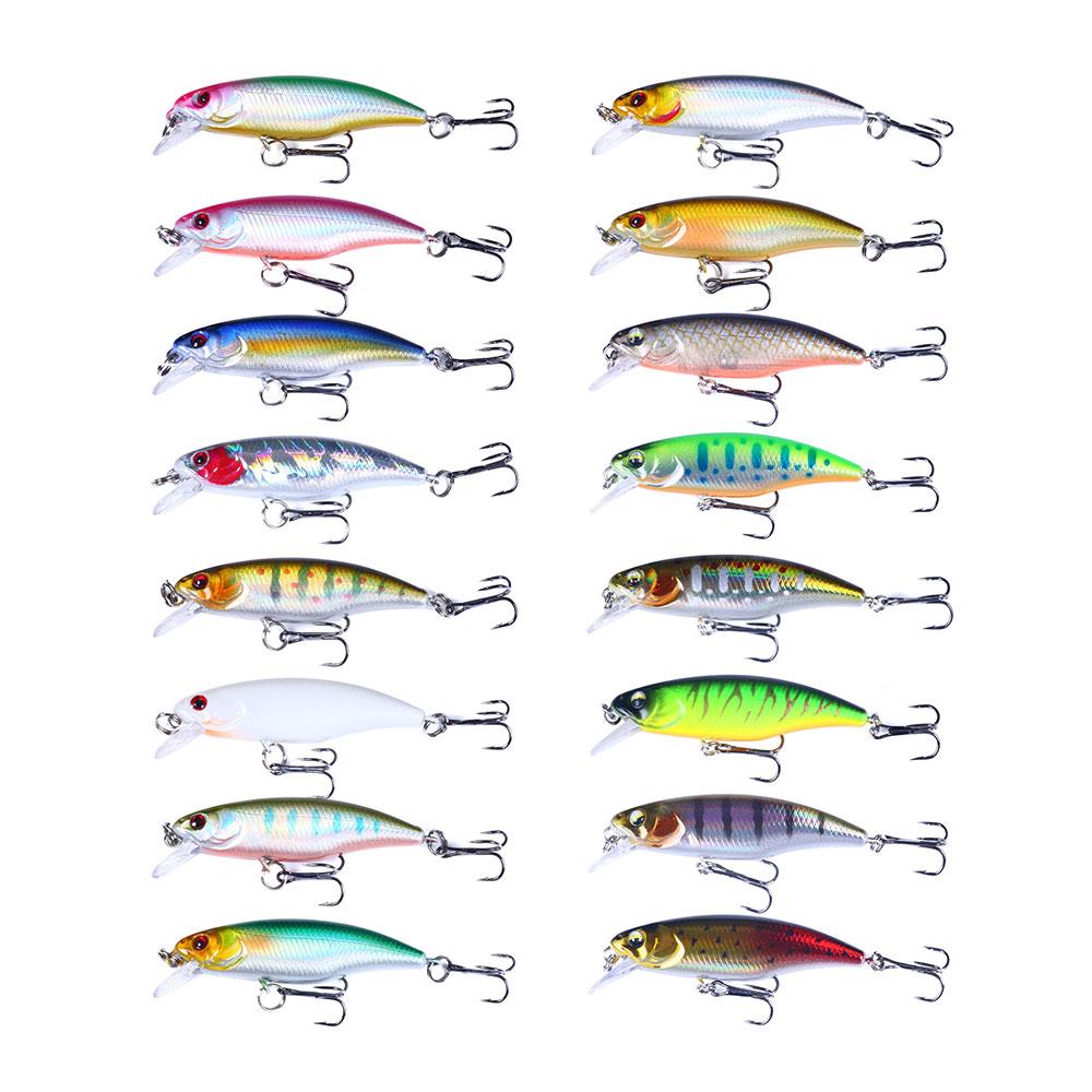 Buy 10PCS mini Fishing Lure Sinking Minnow Wobbler Professional Baits ...