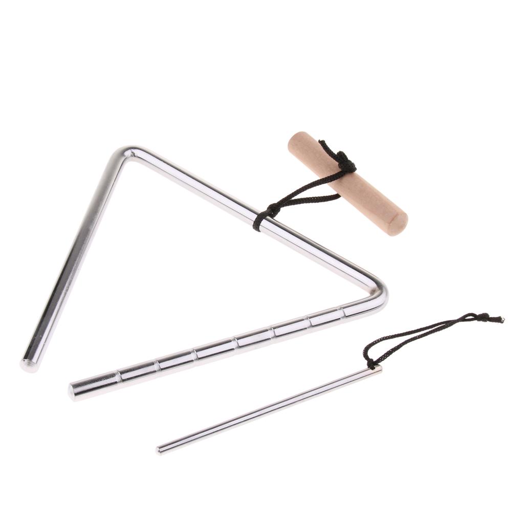 Buy Musical Triangle&Beater Metal Percussion Instrument Children Kids ...