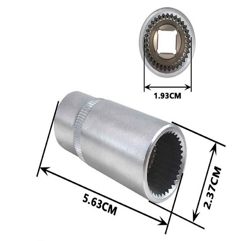 Buy 1/2" Drive Deep 33 Point Spline Socket Fits for Mercedes Injector ...