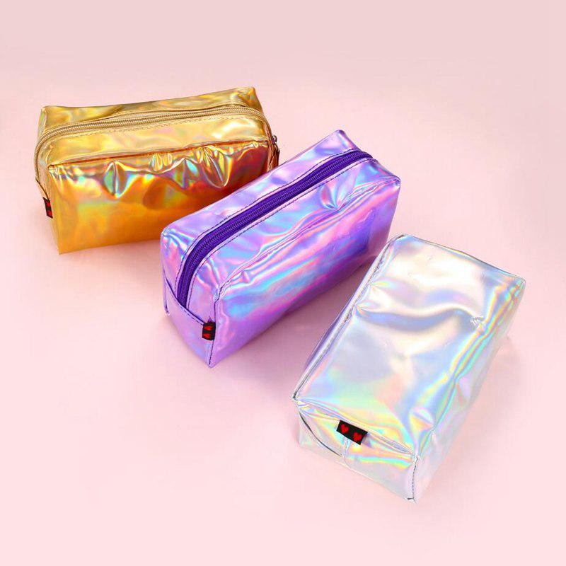 Buy Holographic Laser Pencil Case For Girls School Pencil Bag Super ...