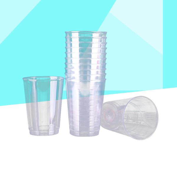 30 pcs Disposable Cups Transparent Plastic Drinking Thicken Party ...