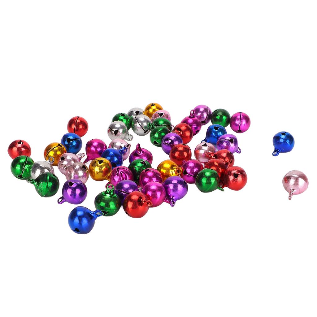 Buy 50pcs Pet DIY Bell Multi Colored Jingle Christmas Bells for Dog Cat ...