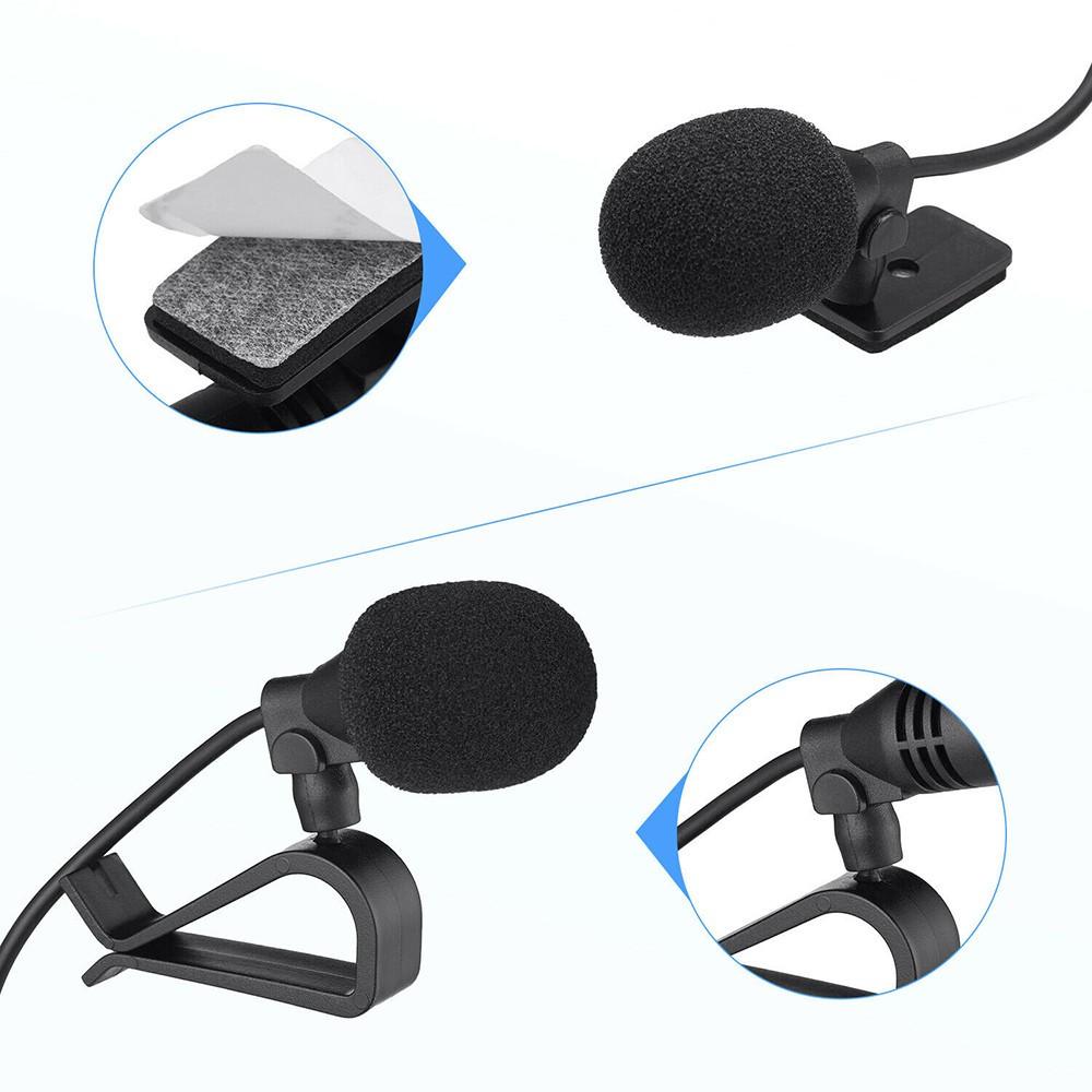 Buy External Microphone Microphone 3.5mm Jack Stereo For Car Radio Cell Phone Laptop at ...