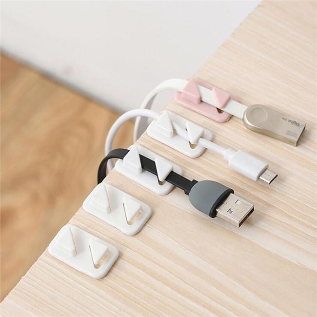 Buy 12 Pcs Wire Winding Clip Self-adhesion Wire Winding Device Cable ...