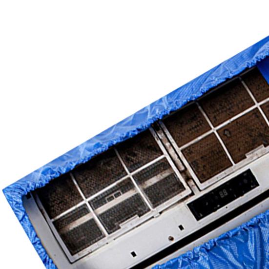 Buy Useful No Odor Convenient Blue Color Air Conditioning Cleaning Bag ...