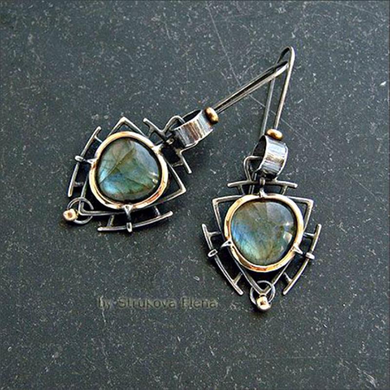 Buy Retro Love Shape Strange Earrings European and American Fashion ...