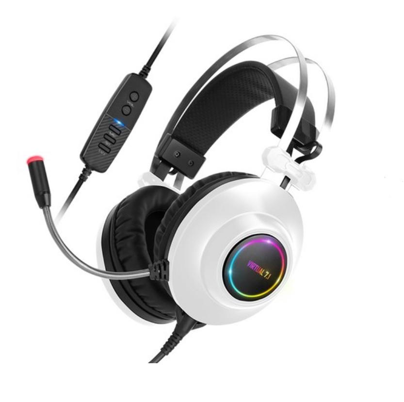 Buy Abko Hacker Virtual 7.1 RGB Vibration Noise Cancelling Mic 3D Wired Gaming Headset N550 ENC ...