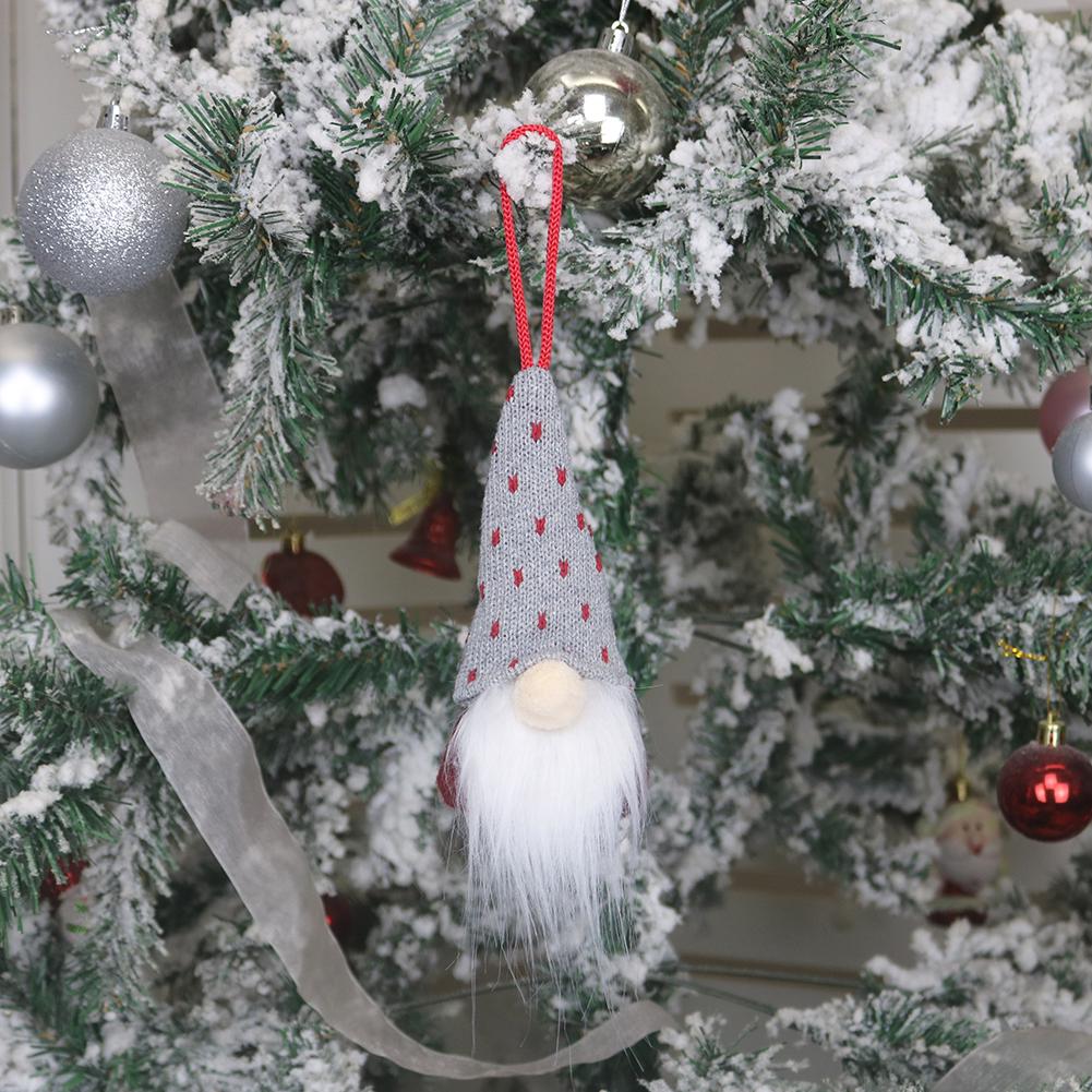 Christmas Tree Pendant Faceless Doll Hanging Toys Festival Decor ...
