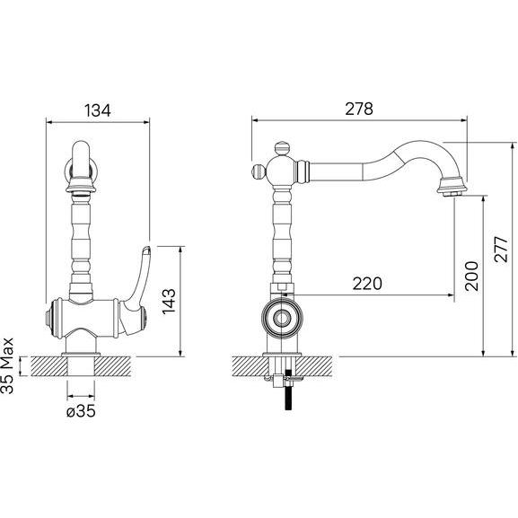 Buy Kitchen Faucet Iddis Oldygl0i05 at affordable prices — free ...