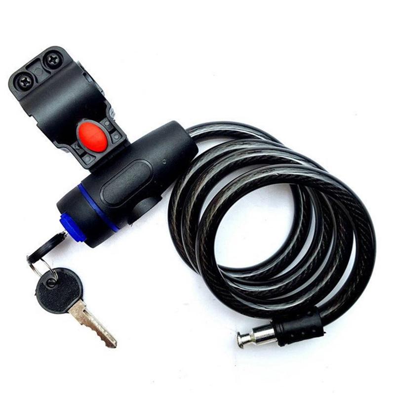 Buy Bike Key Lock Chain Cycling Bicycle Bike Trolly Security Steel Wire ...